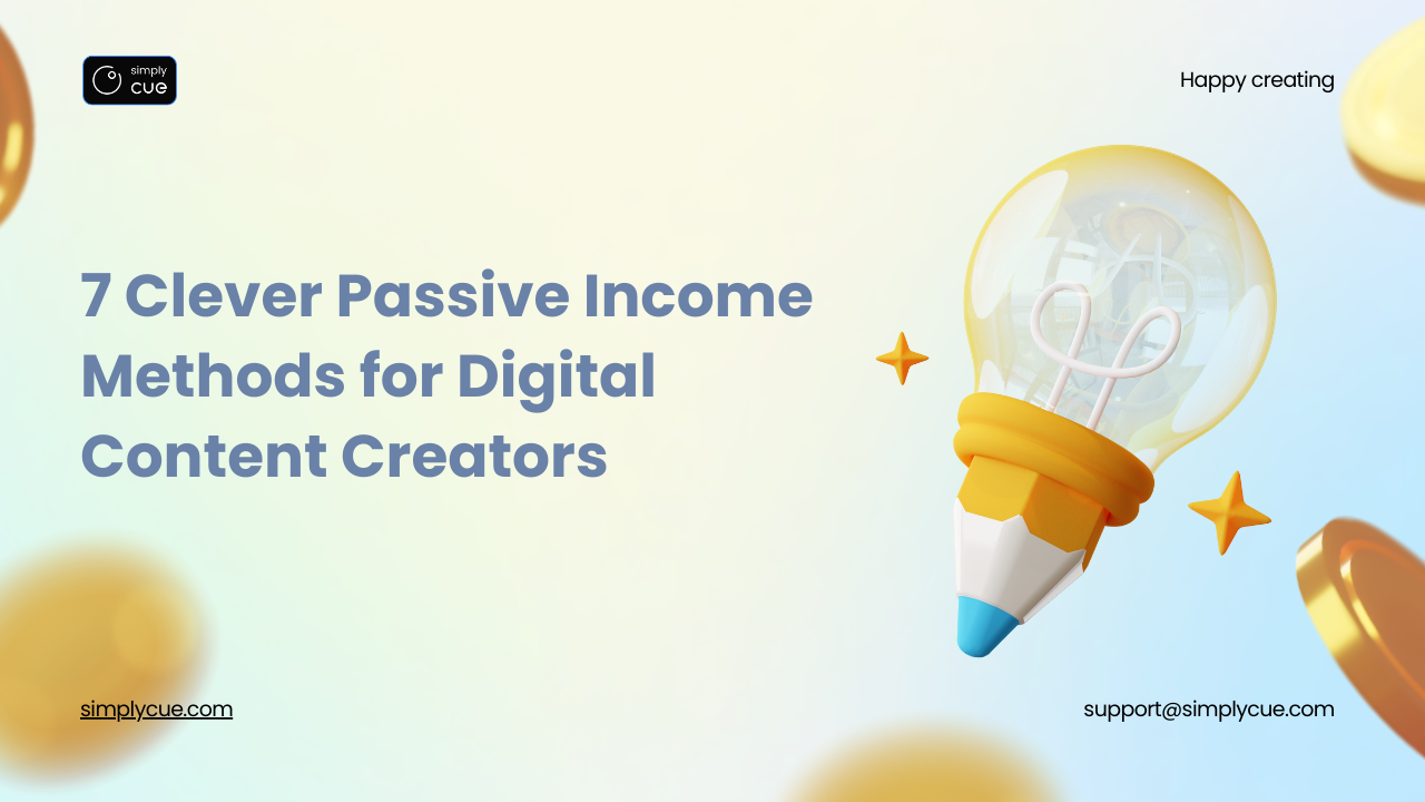 7 Clever Passive Income Methods for Digital Content Creators